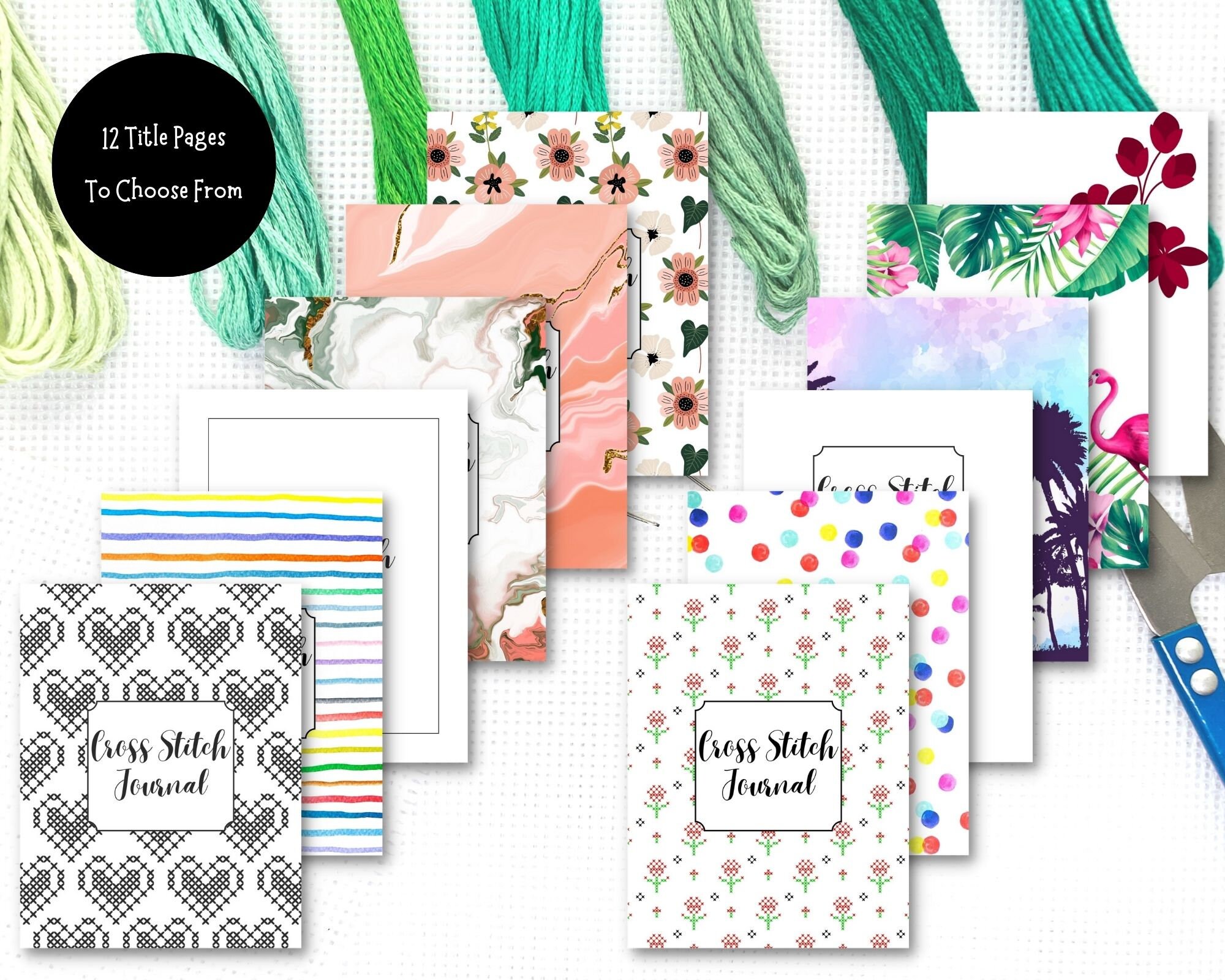 Deluxe Cross Stitch Journal PDF Only - Etsy