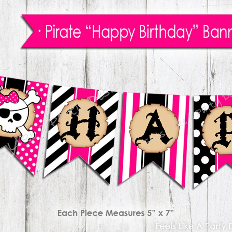 Pirate Banner - Etsy