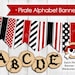 DIY Pirate FULL Alphabet Banner - Instant Download - Etsy