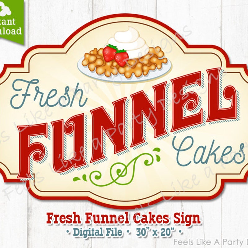 Funnel Cake - Etsy