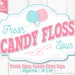 Candy Floss Sign - DIY Instant Download, Carnival Signs, Candy Floss ...