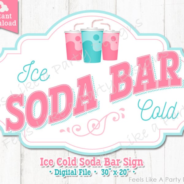 Soda Bar - Etsy