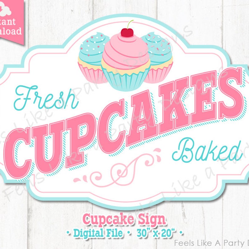 Cupcake Signs - Etsy