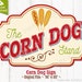 Corn Dog Sign - DIY Instant Download, Carnival Sign, Corn Dog Booth ...