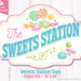 Colorful Sweets Station Sign - DIY Printable Sign, Sweets Table Sign ...