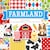 Farmland Digital Paper and Clip Art, Farm Animal Digital Scrapbook ...