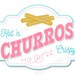 Pink and Blue Churro Sign - DIY Instant Download, Carnival Sign ...