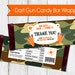Dart Gun Candy Bar Wrapper - Instant Download, Camo Party Favor, Camo ...