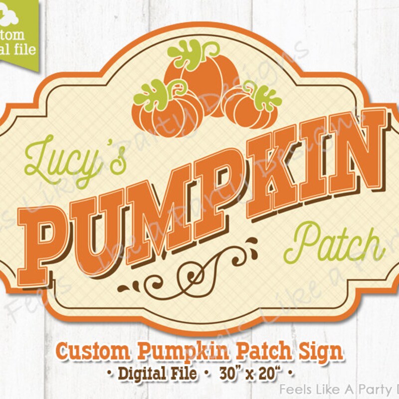 Pumpkin Patch Sign - Etsy