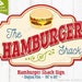 Hamburger Sign - DIY Instant Download, Carnival Sign, Hamburger Booth ...