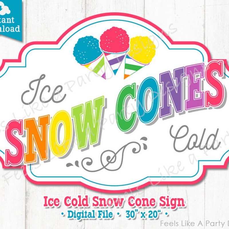 Snow Cone - Etsy
