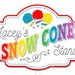 Custom Snow Cone Stand Sign Digital Download DIY Printable - Etsy