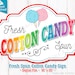 Colorful Cotton Candy Sign - DIY Instant Download, Carnival Signs ...