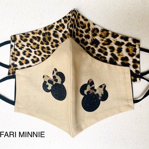 Mickey Mouse Disney Contoured Fitted Face Mask Lightweight - Etsy