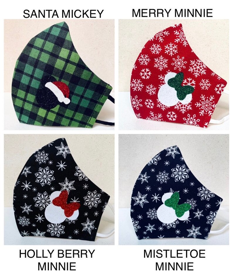 Mickey Mouse Disney Contoured Fitted Face Mask Lightweight - Etsy