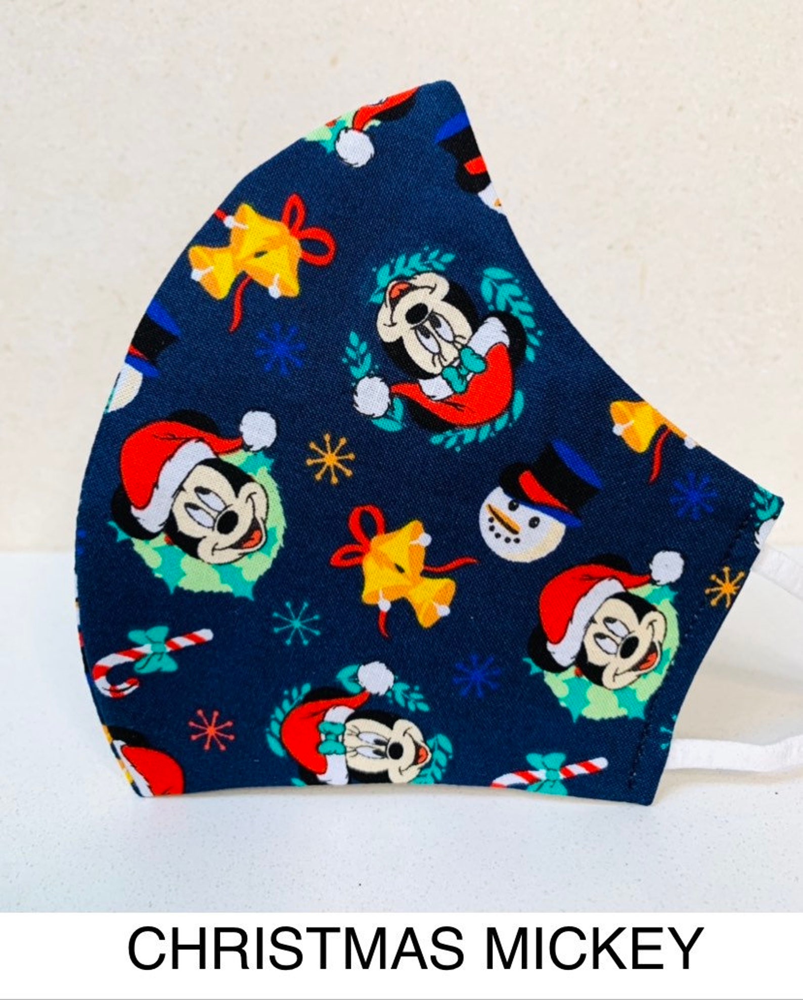 Mickey Mouse Disney Contoured Fitted Face Mask Lightweight - Etsy
