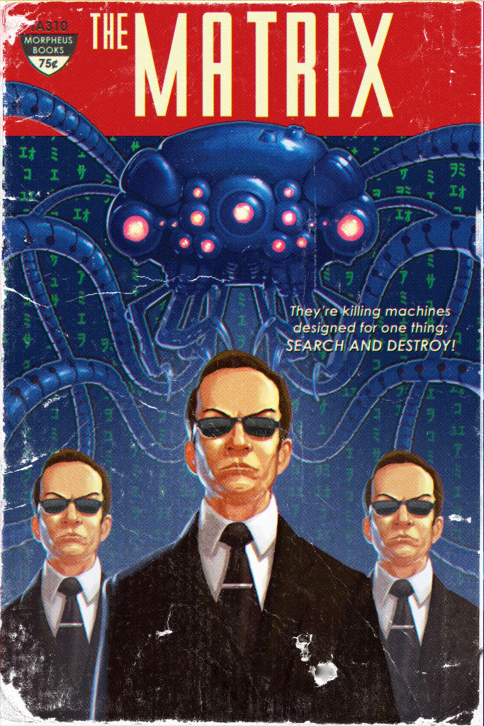 The Matrix Pulp Cover two Sizes - Etsy