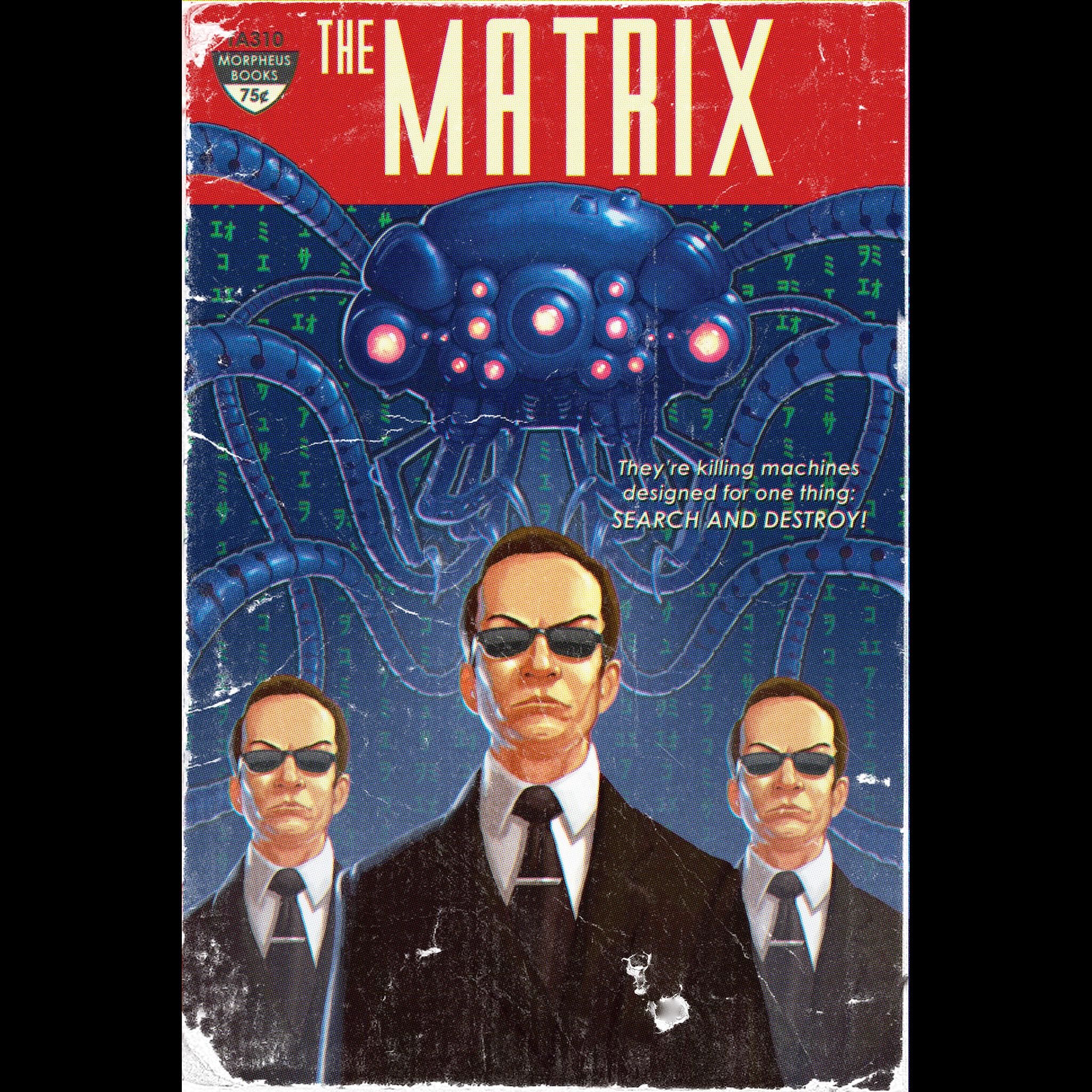 The Matrix Pulp Cover (two Sizes) - Etsy