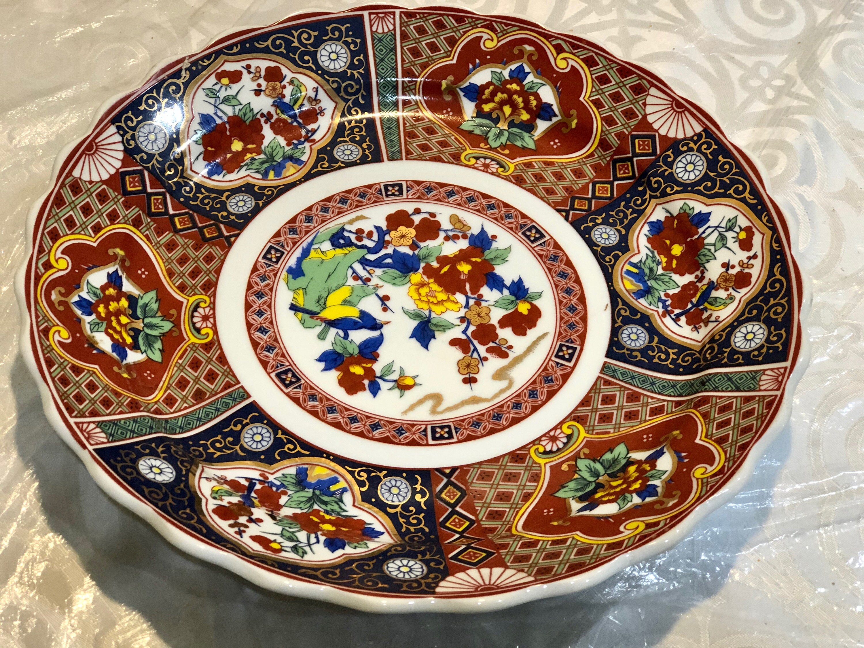 Asian Plate, Imari Plate, Imari Platter, Asian Plate Decor, Oriental ...