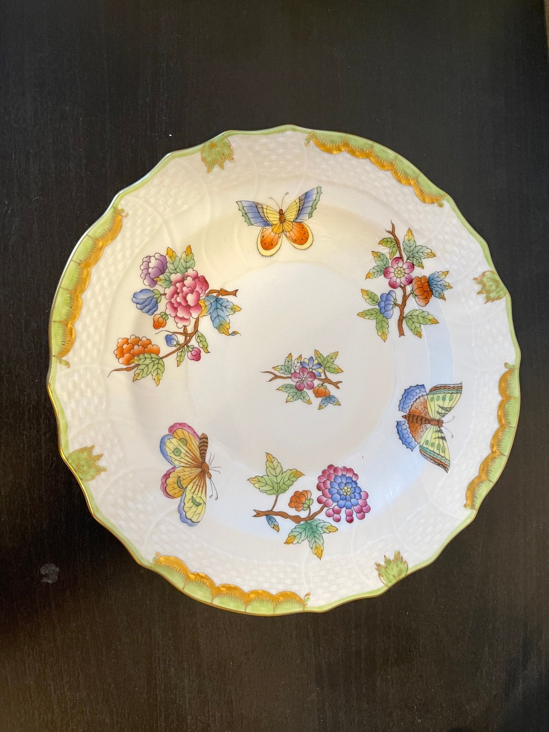 Herend Queen Victoria Bread butter Sm Plate 1515/VBO Gold Rimmed Plates ...