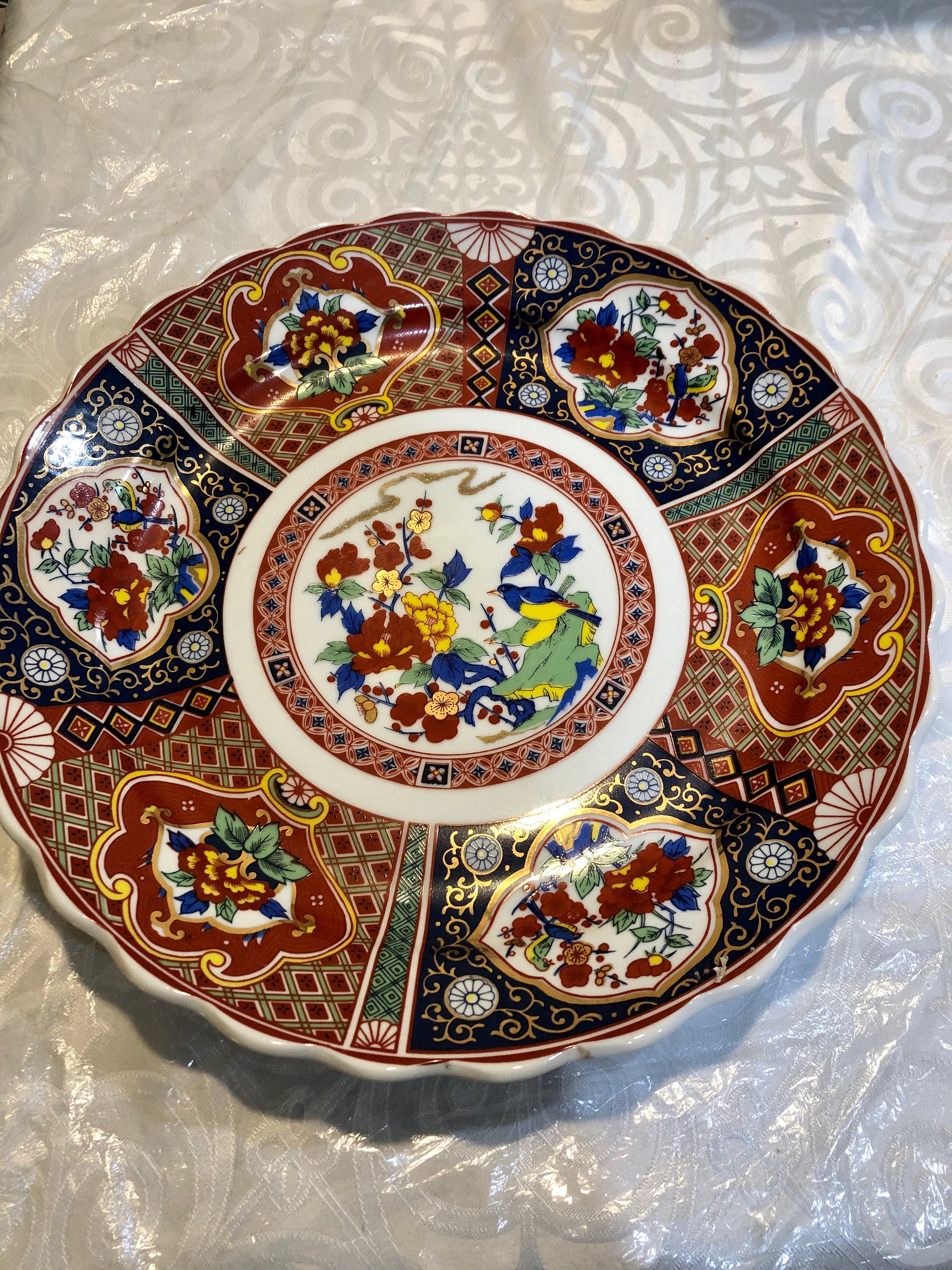 Asian Plate, Imari Plate, Imari Platter, Asian Plate Decor, Oriental ...
