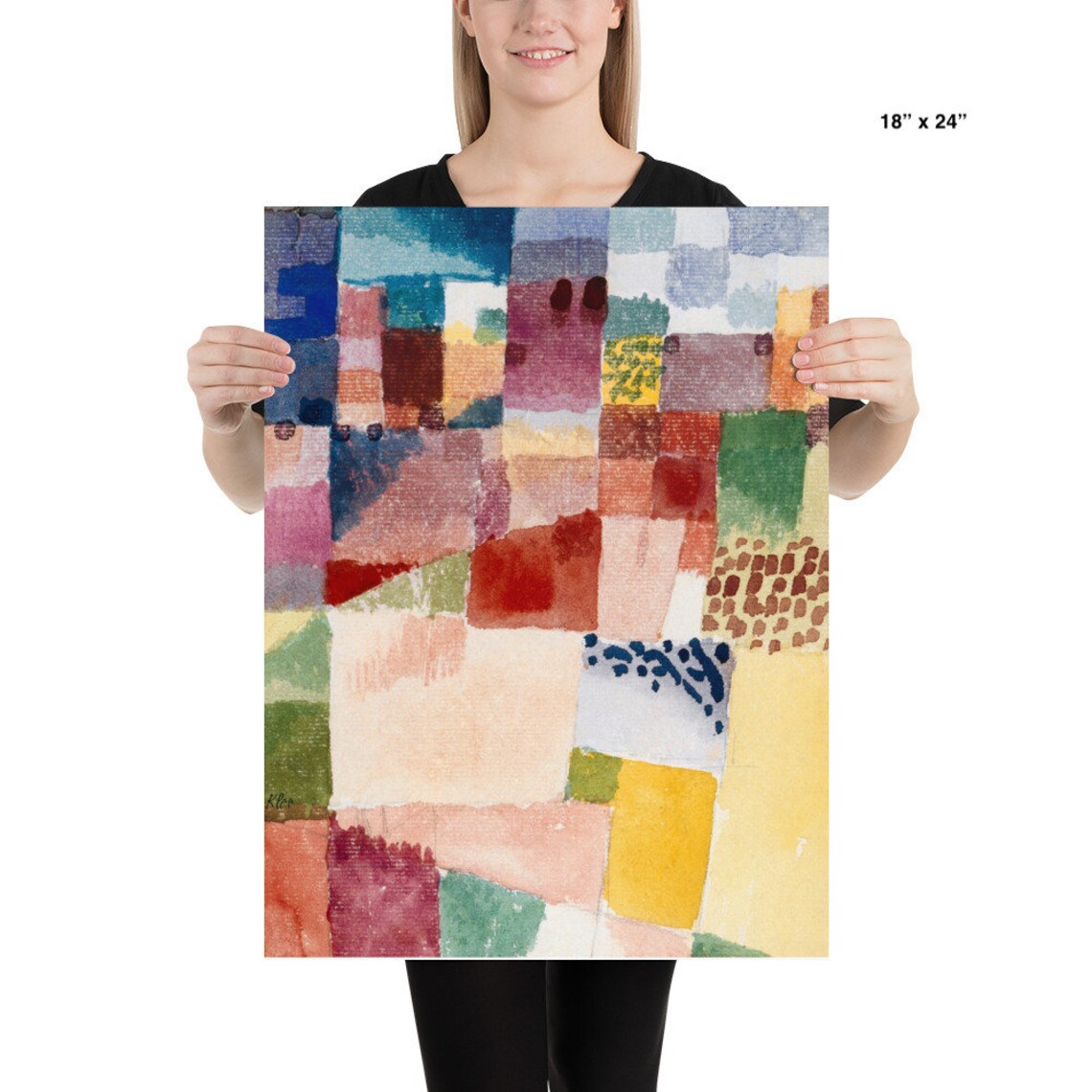 Abstract Art Print Paul Klee Fine Art Print Colorful Art | Etsy