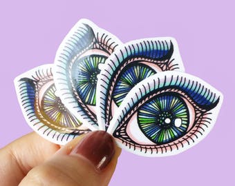 Eye stickers | Etsy
