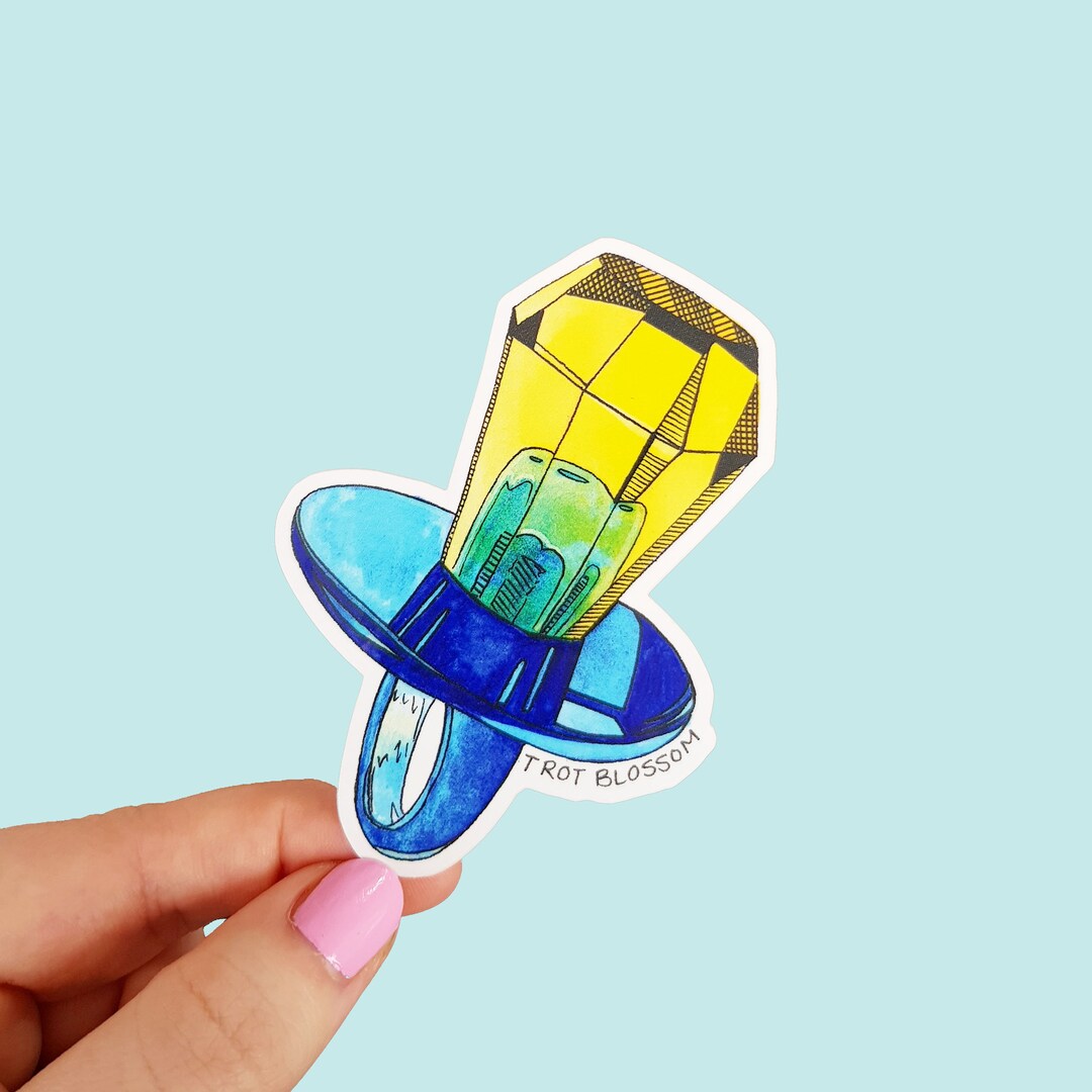 RING POP STICKER (waterproof) 90s Stickers Collection - Etsy