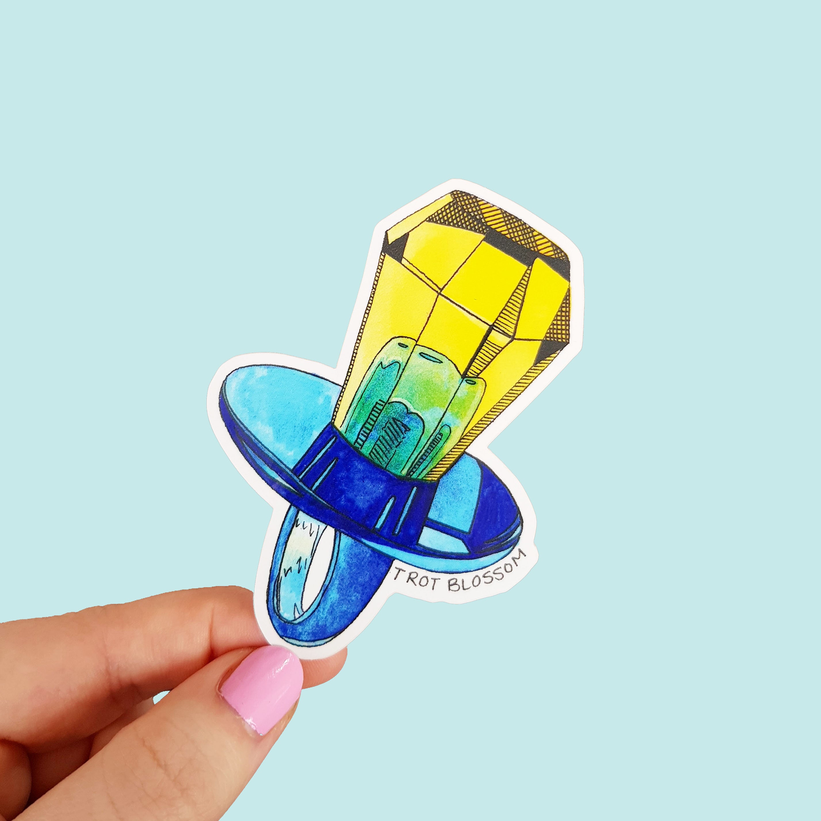 RING POP STICKER Waterproof 90s Stickers Collection | Etsy