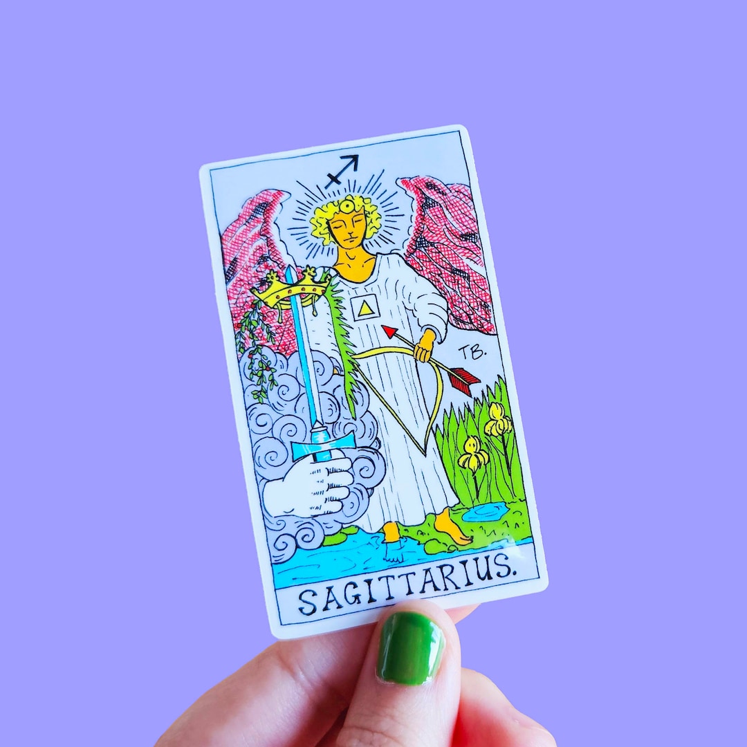 Sagittarius Sticker - STAR SIGN DECALS - Tarot Cards - Etsy