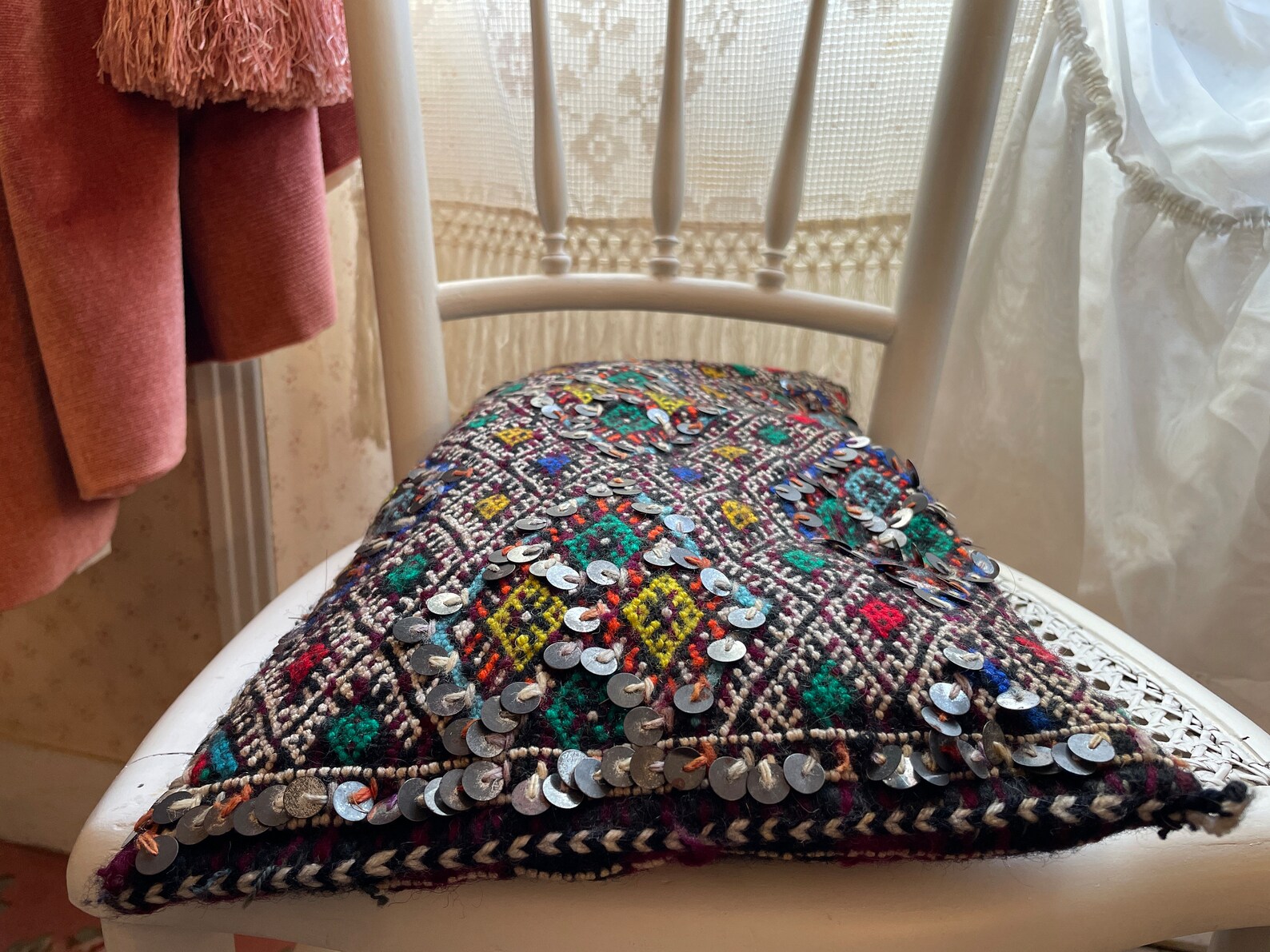 Vintage Bedouin Berber Moroccan Nomad Rectangular Pillow Pillows Bed ...