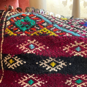 Vintage Bedouin Berber Moroccan Nomad Rectangular Pillow Pillows Bed ...