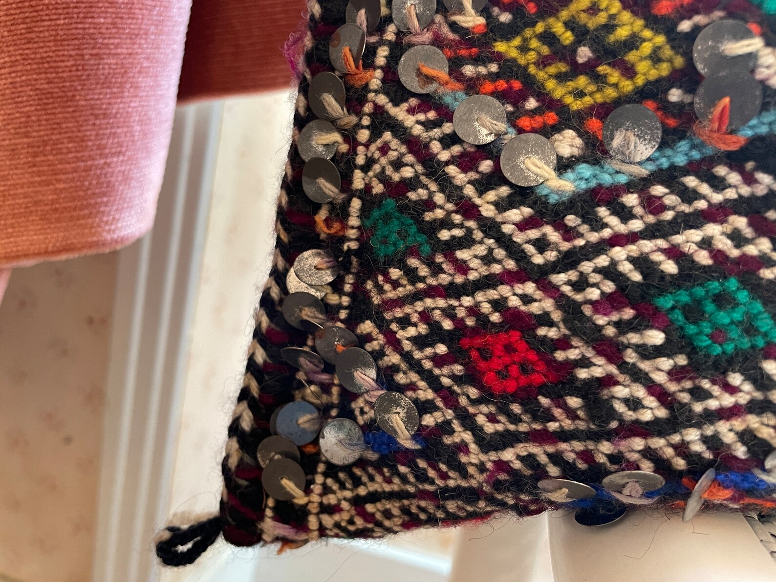 Vintage Bedouin Berber Moroccan Nomad Rectangular Pillow Pillows Bed ...
