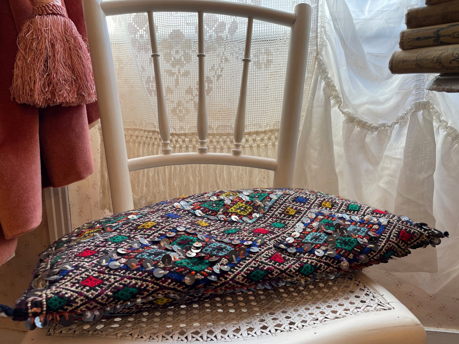 Vintage Bedouin Berber Moroccan Nomad Rectangular Pillow Pillows Bed ...