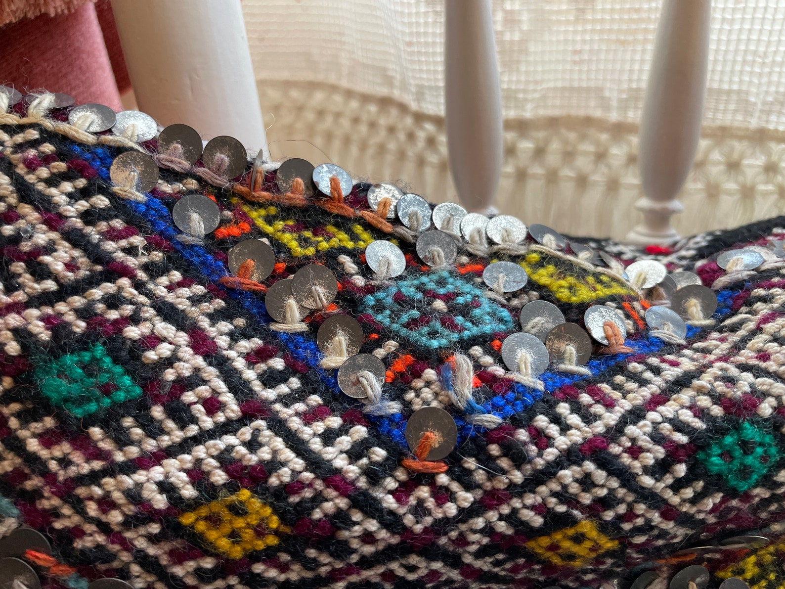 Vintage Bedouin Berber Moroccan Nomad Rectangular Pillow Pillows Bed ...