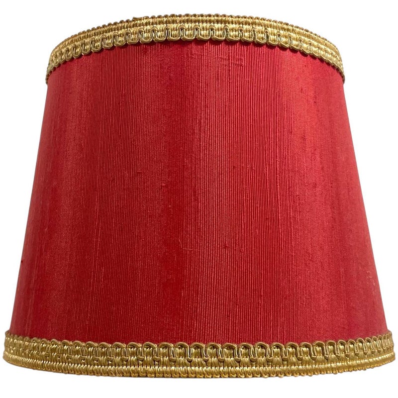 Red Lampshade - Etsy UK