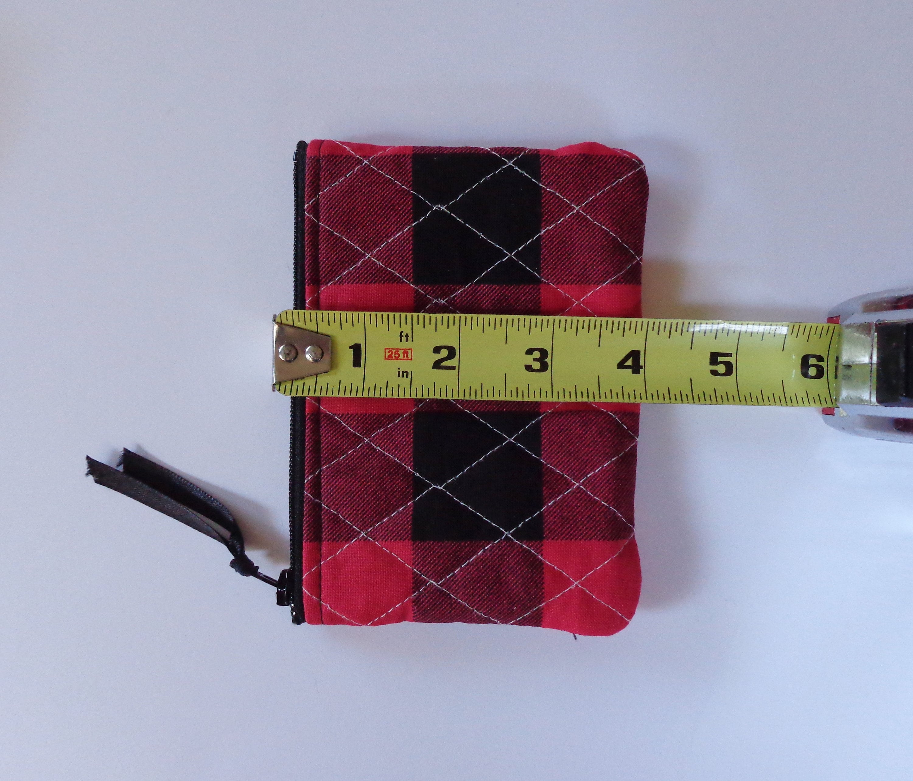 Quilted Cotton Zippered Coin Pouch: Gift Card Holder - Etsy