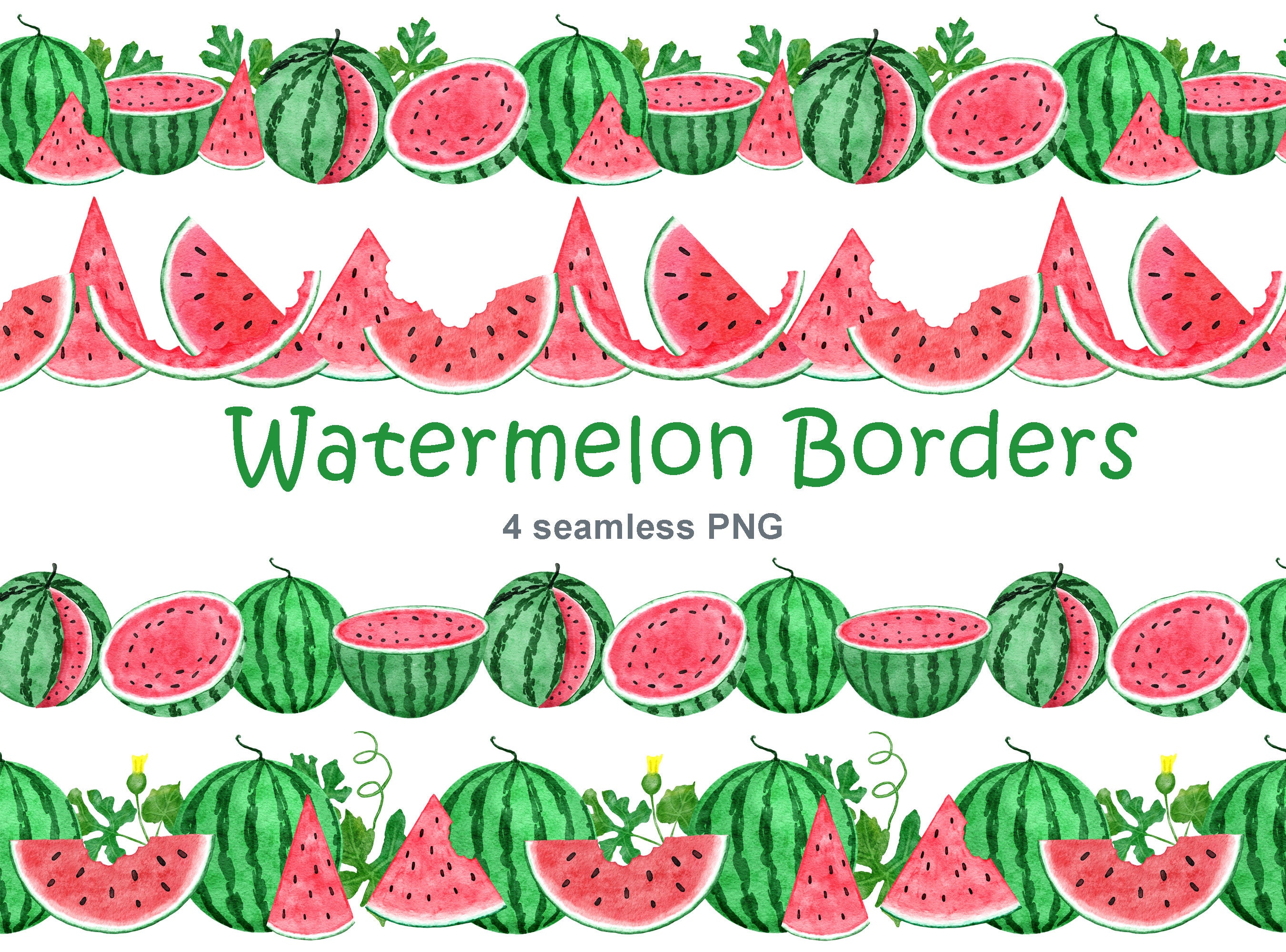 Watermelon Border Clip Art