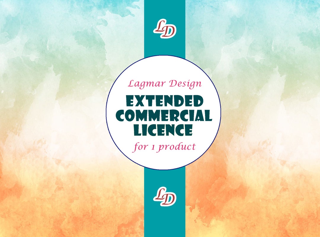 Extended Commercial License / for One Digital Paper Pack / for One Pack ...
