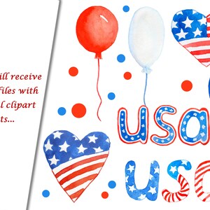 4th of July Png Clipart / Dessert Popsicle Cupcake Clipart / Patriotic ...