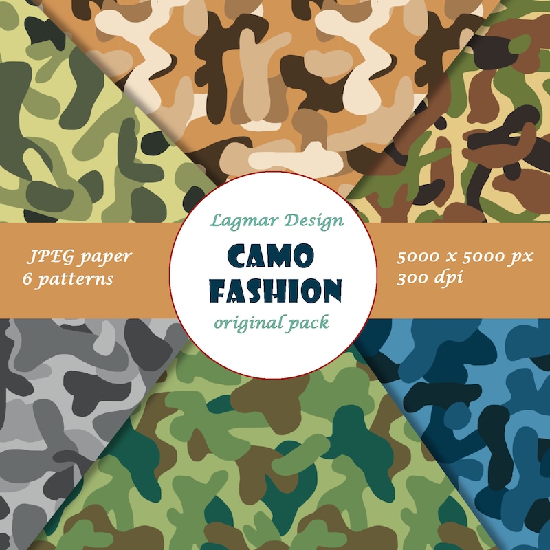 Camo Printables - Etsy