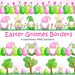 Easter Bunnies Clipart, Rainbow Rabbit Clip Art Png File, Pastel ...