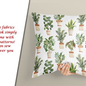 Digital Plants Paper, Potted House Plants Digital Paper, Macrame ...