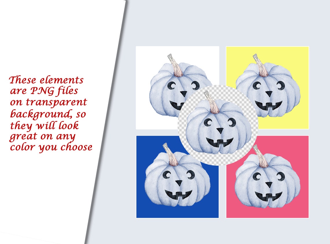 Pastel Blue Halloween Clipart Cute Kawaii Kid Halloween Png - Etsy