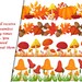 Forest Mushroom Seamless PNG Border Fall Autumn Leaves - Etsy