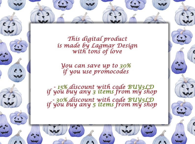 Pastel blue Halloween clipart Cute kawaii kid Halloween png | Etsy