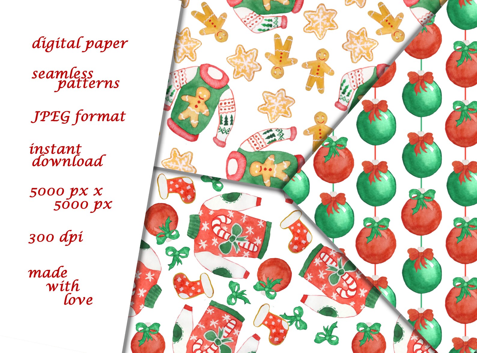 Christmas Digital Paper Ugly Sweater Party Invitation Invite - Etsy