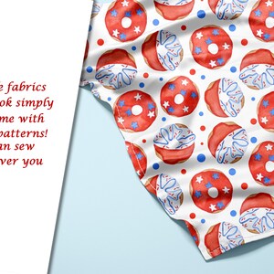 4th of July Digital Paper / Patriotic Independence Day Seamless Pattern ...