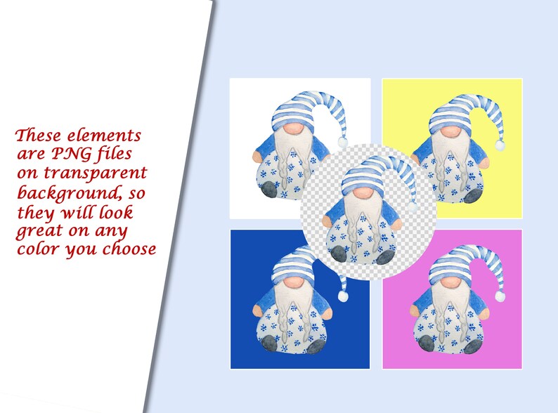 Christmas Gnomes Clipart Nordic Scandinavian Clip Art New | Etsy