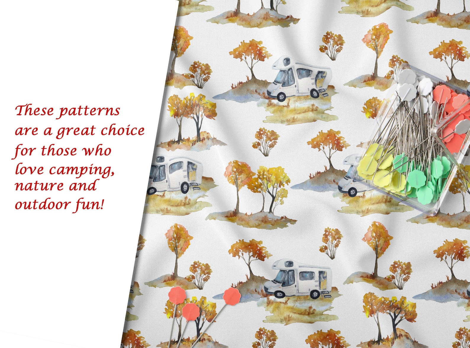 Fall Landscape Mountain Digital Paper Camping Digital Paper - Etsy